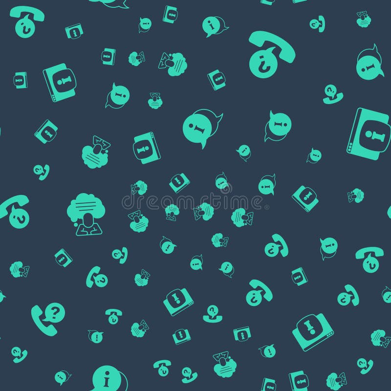 Set Information, Telephone 24 Hours Support, Speech Bubble Chat and ...