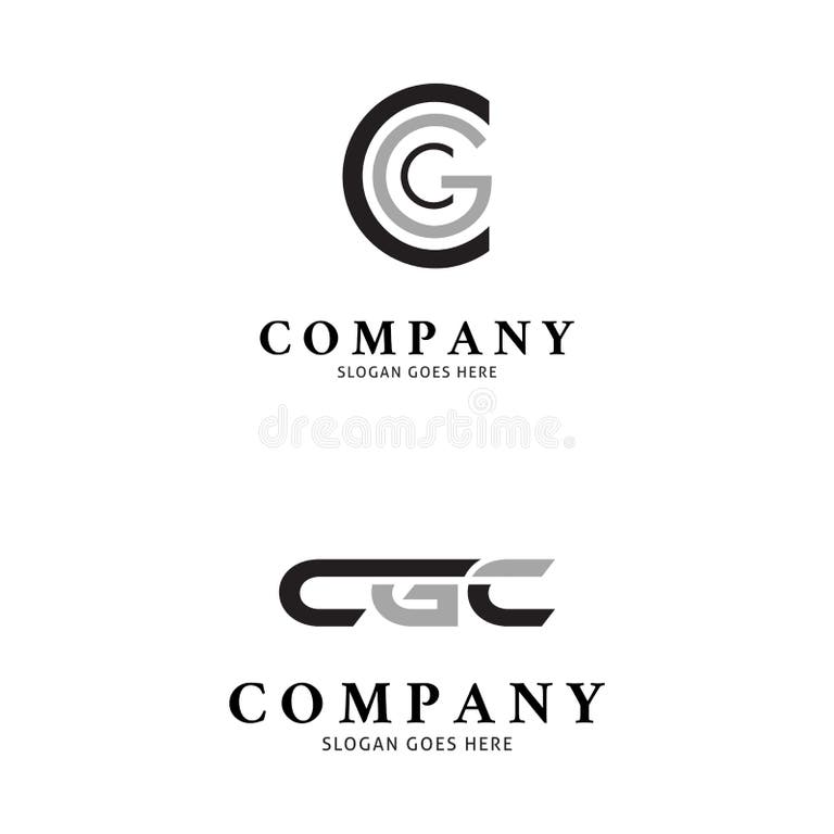 Set of Initial Letter CGC Icon Vector Logo Template Illustration Design ...