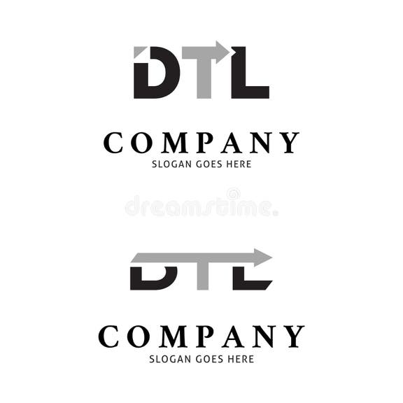 Set of Initial Letter DTL Icon Vector Logo Template Illustration Design ...