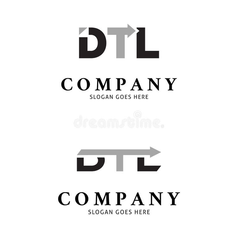 Set of Initial Letter DTL Icon Vector Logo Template Illustration Design ...