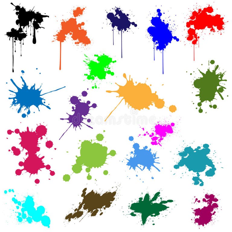 Ink Splash Different Colors Stock Illustrations – 2,869 Ink Splash ...
