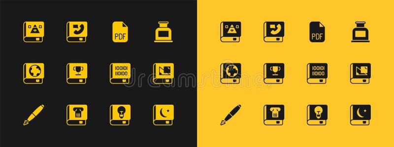 Set Inkwell, History Book, Books about Programming, User Manual, PDF File Document, Ancient ...