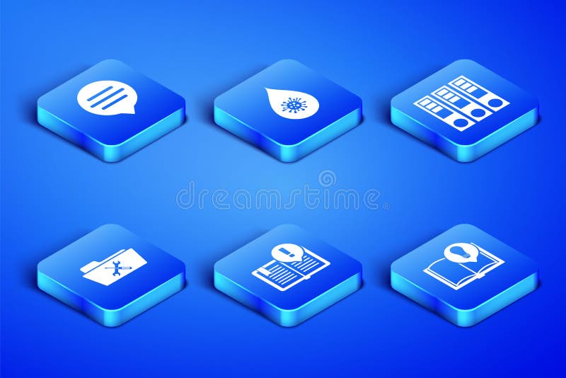 Set Interesting Facts, Speech Bubble Chat, Folder Service, Dirty Water ...