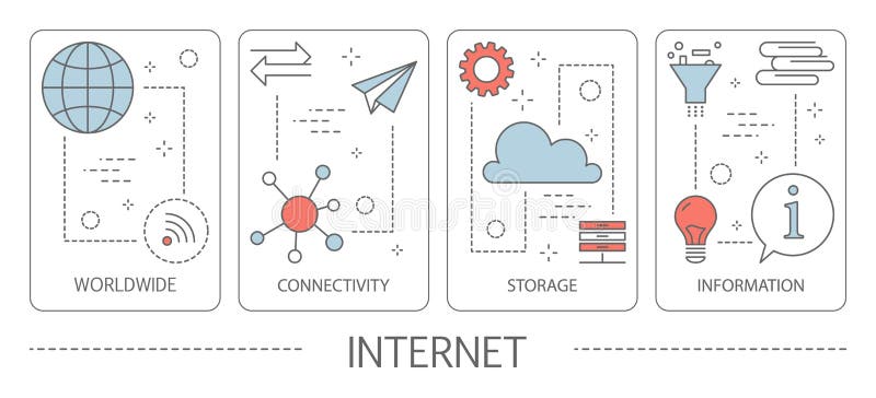 Set of Internet Vertical Banners Stock Vector - Illustration of ...