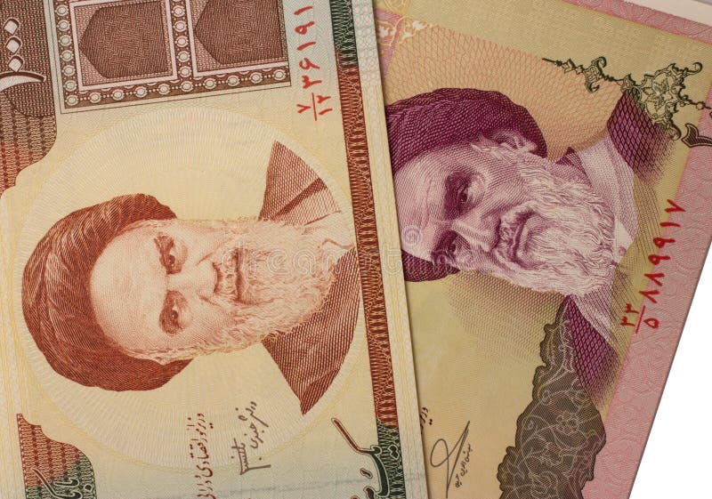Set of Iranian Rials Banknotes. Stock Image - Image of investment, iran ...