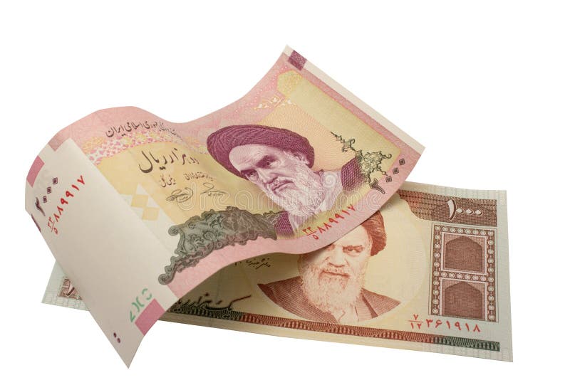 Set of Iranian Rials Banknotes. Stock Photo - Image of note, banknote ...