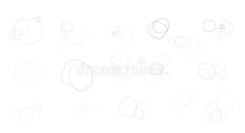 Set of Irregular Organic Shapeles Linear Elements. Topografy Uneven ...