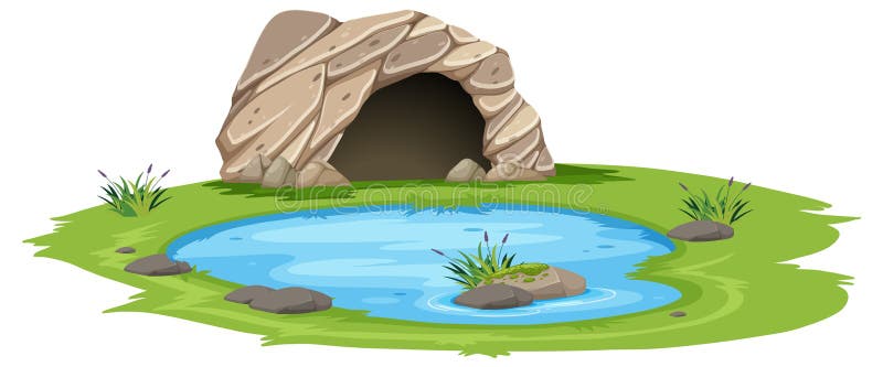 Set of Isolated Cave Cartoon Stock Vector - Illustration of outdoor ...