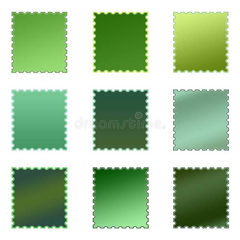 Assorted Colored Stamps Stock Illustrations – 5 Assorted Colored Stamps ...