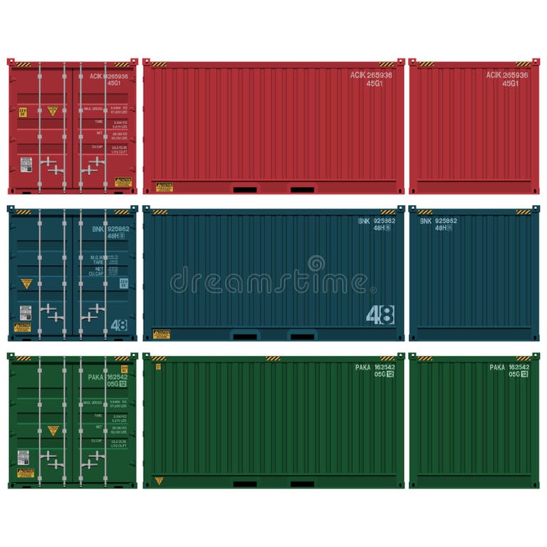 Container Marking Stock Illustrations – 854 Container Marking Stock ...