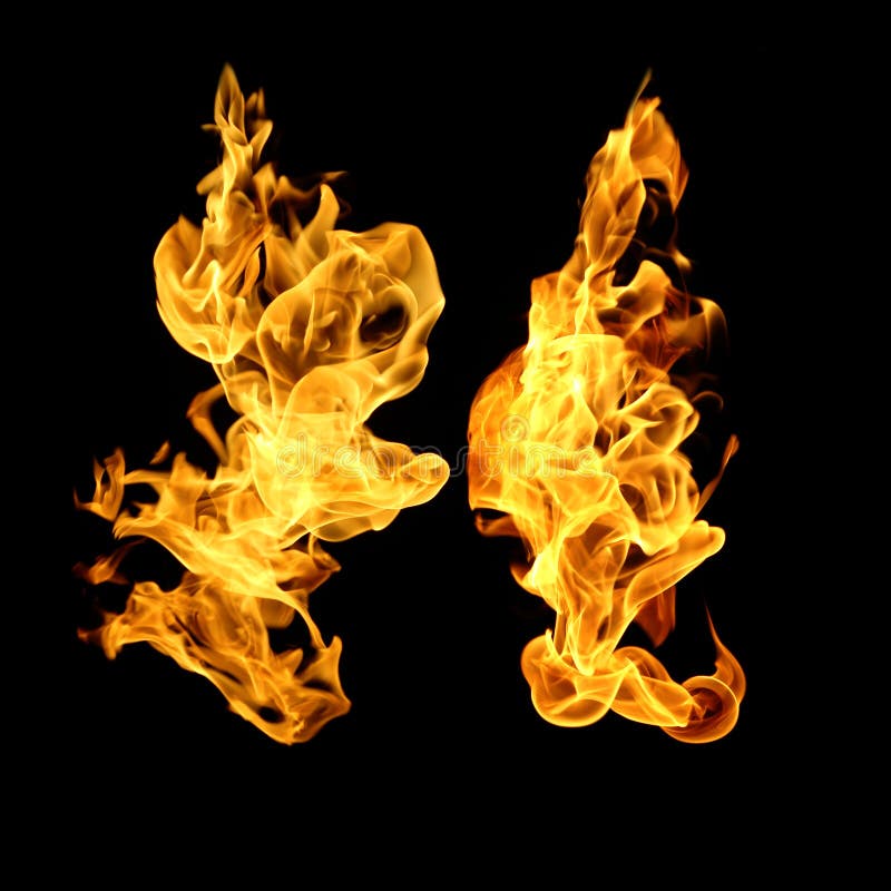 Isolated flames stock photo. Image of decorative, blazing - 7436494