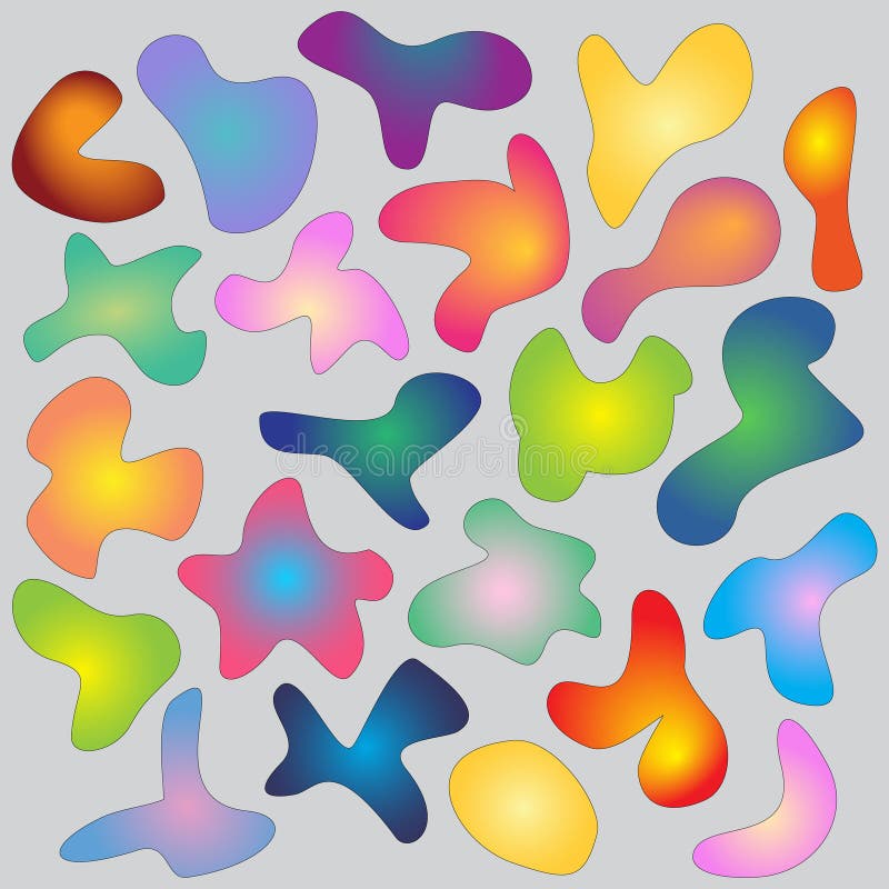 Set Isolated Fluid Wave Elements for Design. Vector Abstract Dynamic ...