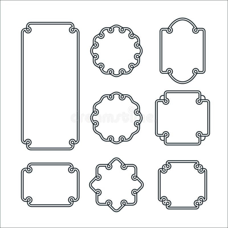 Vector frames stock vector. Illustration of simple, background - 45685404 Vector frames stock vector. Illustration of simple, background - 45685404