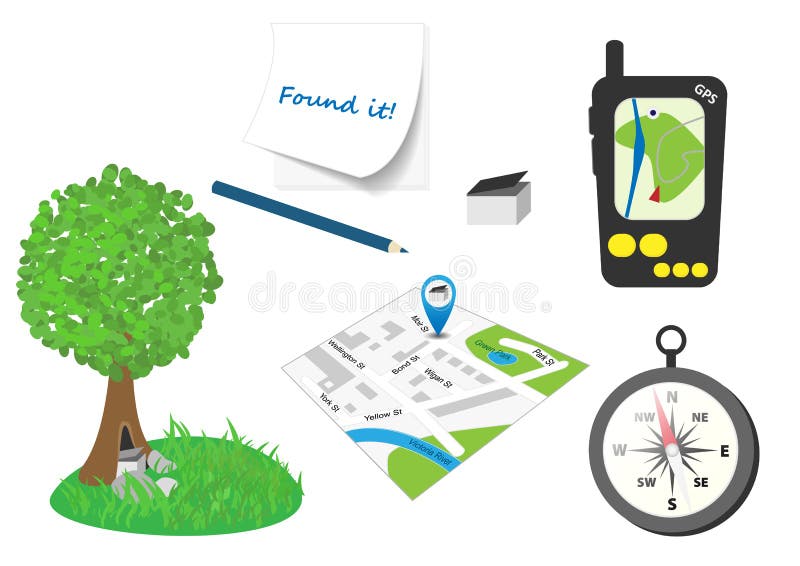 Geocaching Stock Illustrations – 540 Geocaching Stock Illustrations ...