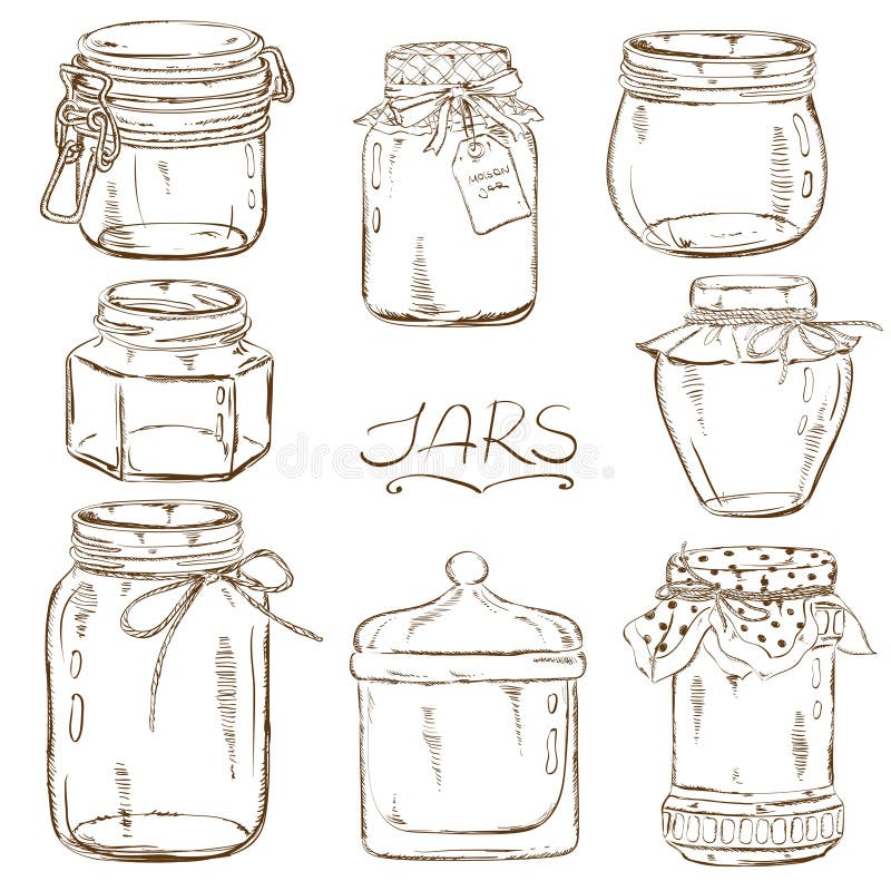 Set of isolated mason jars stock vector. Illustration of chic - 51751106 Set of isolated mason jars stock vector. Illustration of chic - 51751106