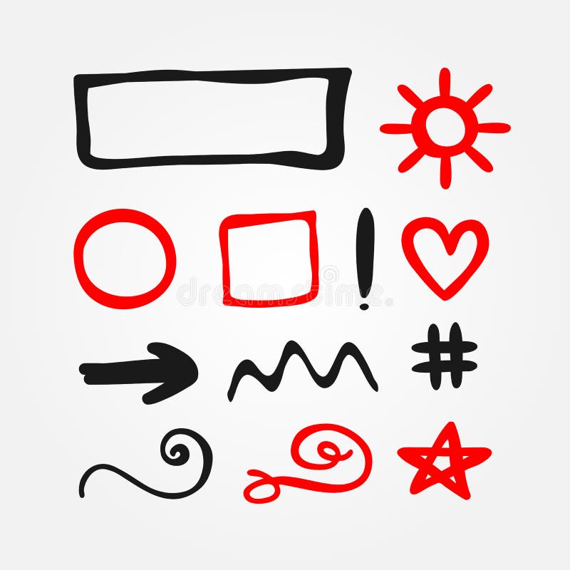 Hand Rectangular Drawn Sign Stock Illustrations – 1,427 Hand ...