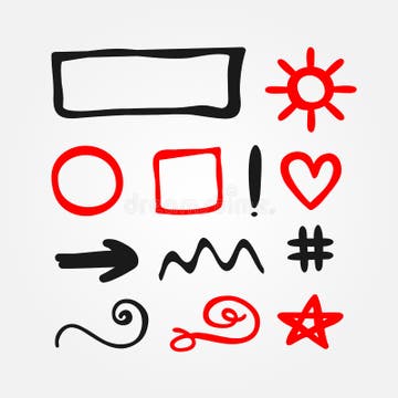 Hand Rectangular Drawn Sign Stock Illustrations – 1,427 Hand ...