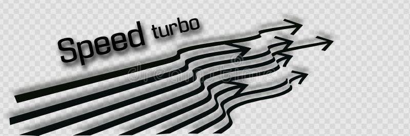 Set of Isolated Speed Lines. the Effect of Movement To Your Design ...