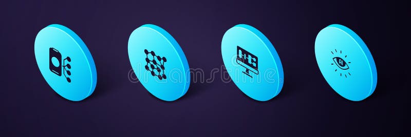Set Isometric Artificial Intelligence AI, Algorithm, Neural Network and ... Set Isometric Artificial Intelligence AI, Algorithm, Neural Network and ...