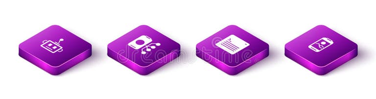 Set Isometric Artificial Intelligence Robot Neural Network Web Developer Programming Code And