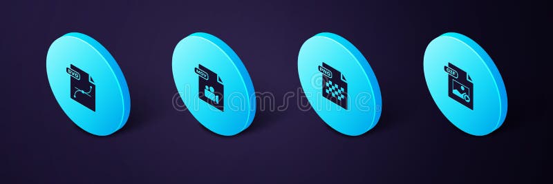 Set Isometric GIF File Document, PNG, MOV and SVG Icon. Vector Stock ... Set Isometric GIF File Document, PNG, MOV and SVG Icon. Vector Stock ...
