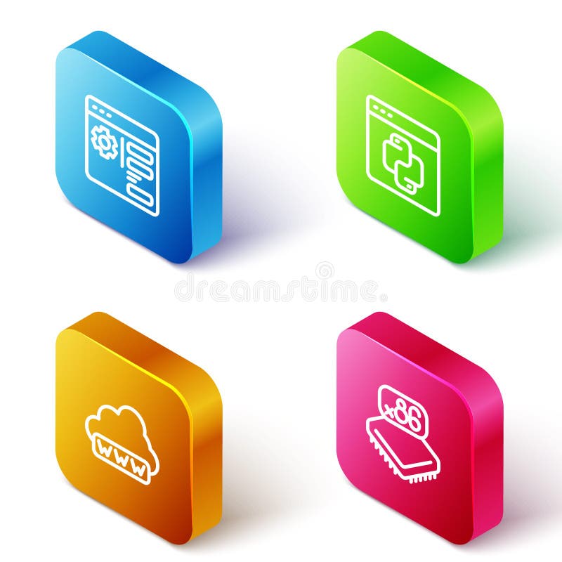 Python Web Development Stock Illustrations – 1,374 Python Web ...