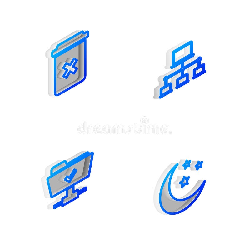 Set Isometric Line Computer Network, Trash Can, FTP Operation ... Set Isometric Line Computer Network, Trash Can, FTP Operation ...