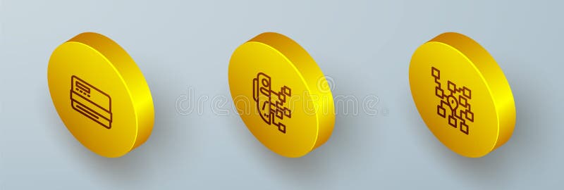 Set Isometric Line Credit Card, Humanoid Robot and Neural Network Icon ... Set Isometric Line Credit Card, Humanoid Robot and Neural Network Icon ...