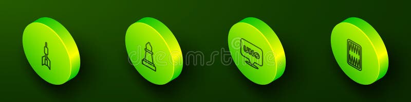 Set Isometric Line Dart Arrow, Chess, Uno Card Game and Backgammon ...