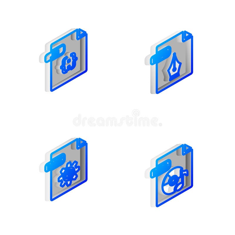 Set Isometric Line EPS File Document, JS, MAX and MP3 Icon. Vector ... Set Isometric Line EPS File Document, JS, MAX and MP3 Icon. Vector ...