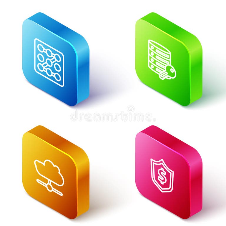 Server Security Key Shield Stock Illustrations – 6,010 Server Security ...