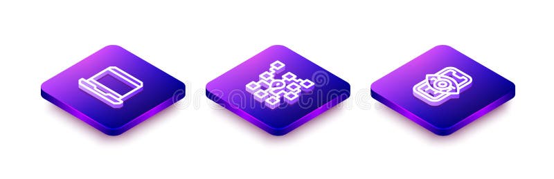 Set Isometric Line Laptop, Neural Network and Computer Vision Icon ... Set Isometric Line Laptop, Neural Network and Computer Vision Icon ...