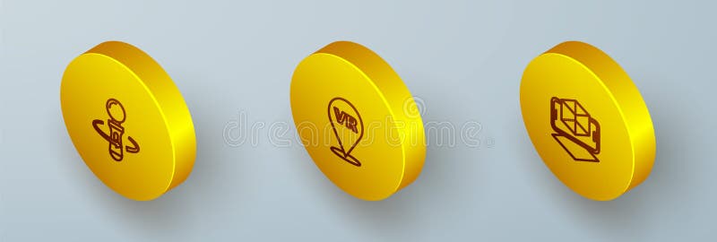 Set Isometric Line VR Controller Game, Virtual Reality and 3d Modeling ... Set Isometric Line VR Controller Game, Virtual Reality and 3d Modeling ...