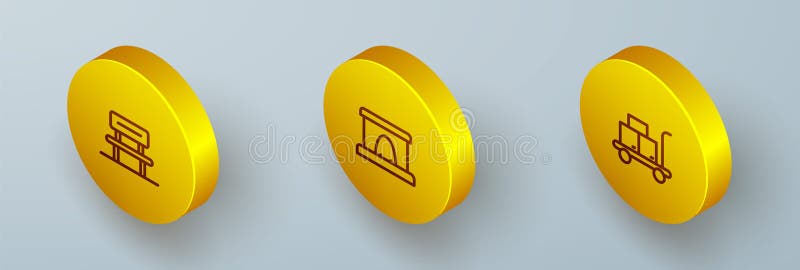 Set Isometric Line Waiting Hall, Railway Tunnel and Trolley Suitcase ... Set Isometric Line Waiting Hall, Railway Tunnel and Trolley Suitcase ...