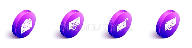 Set Isometric Outgoing Mail, Envelope Setting, Envelope and Delete ...