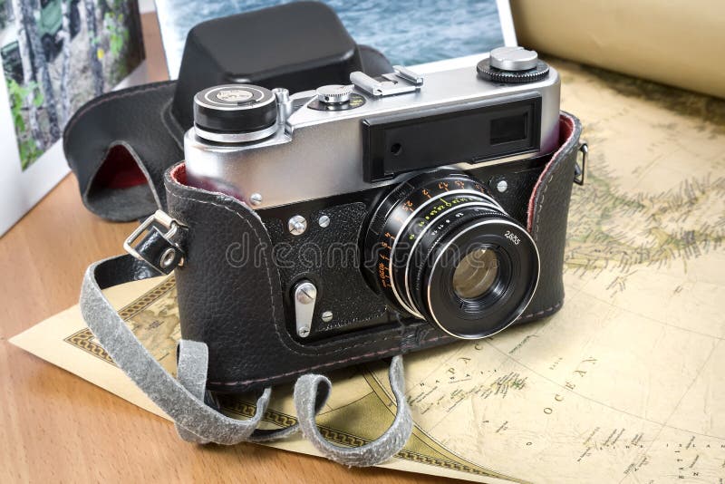 The Set of Items Needed during the Journey. Stock Photo - Image of ...