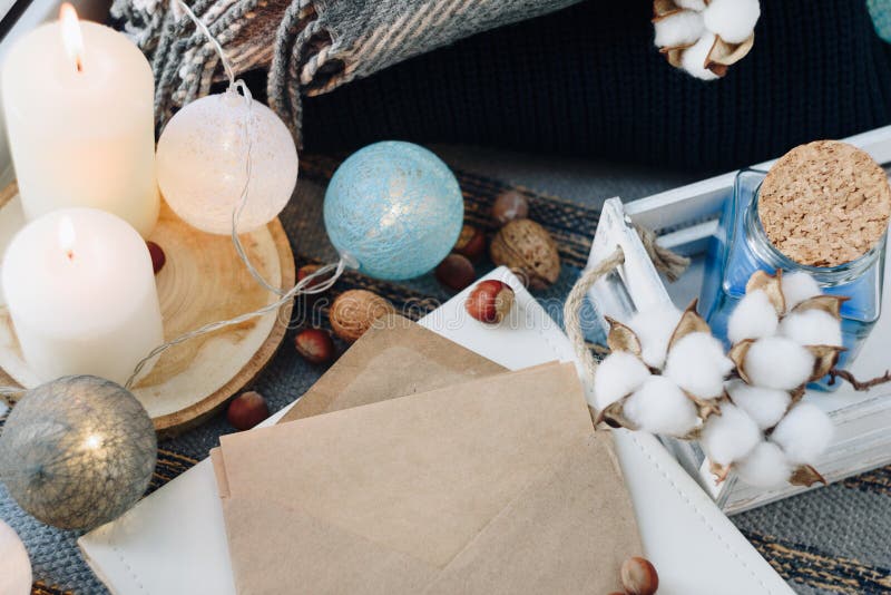 Set of Items for the New Year, Layout for the Holiday Christmas Stock ...