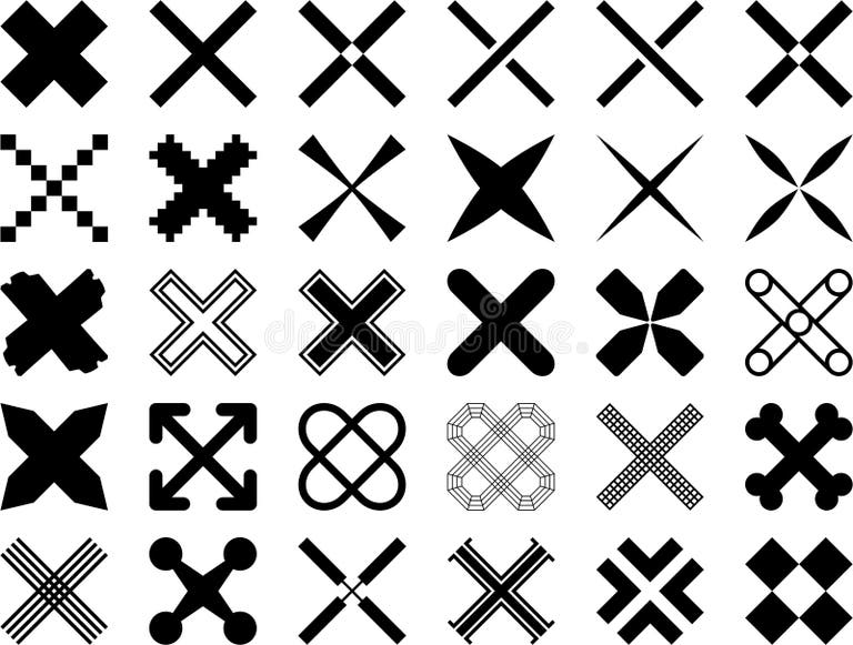 Negative Crosses Stock Illustrations – 344 Negative Crosses Stock ...