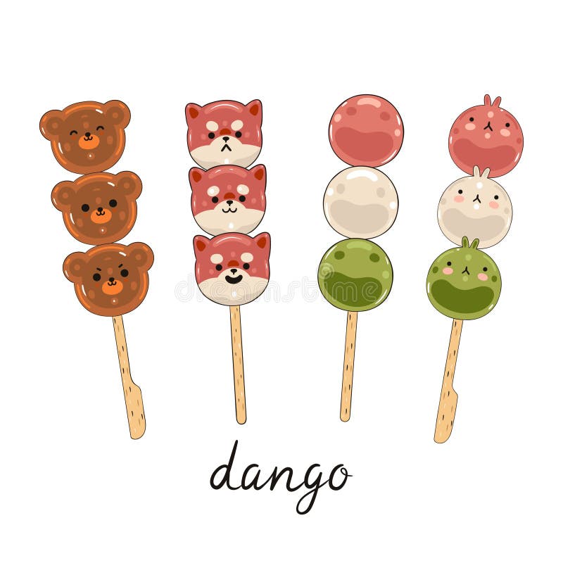 Kawaii Dango Stock Illustrations – 324 Kawaii Dango Stock Illustrations ...