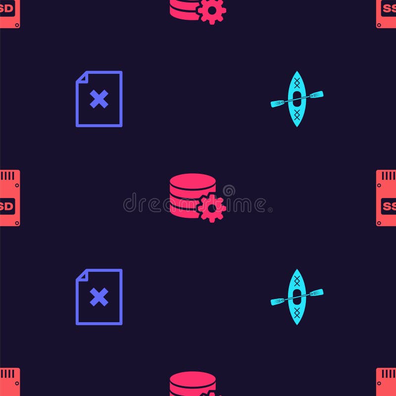 Set Kayak and Paddle, Delete File Document, Setting Database Server and SSD Card on Seamless ...