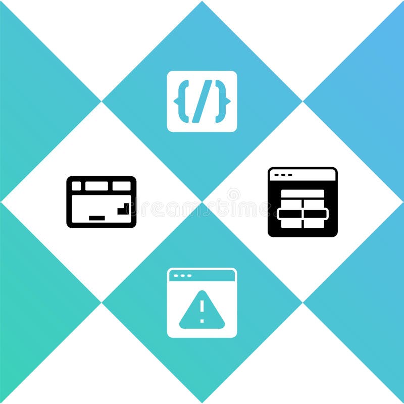 Set Keyboard Browser With Exclamation Mark Programming Language Syntax And Mysql Code Icon