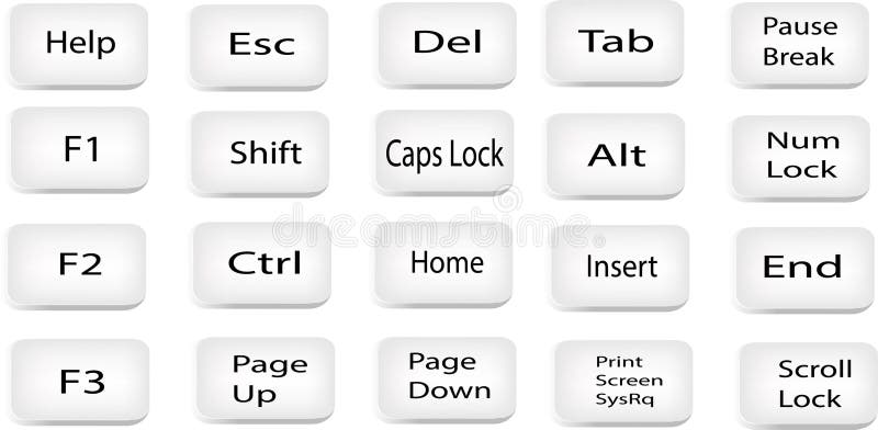 Arrow Keys Keypad Background Stock Illustrations – 79 Arrow Keys Keypad ...