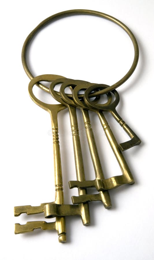 A set of keys. stock photo. Image of opportunity, white - 2454696