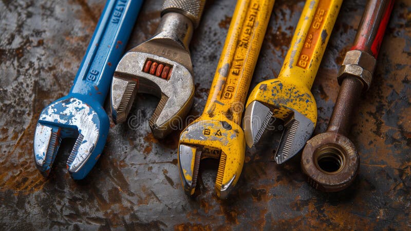 Set of keys for repair stock illustration. Illustration of isolated ...