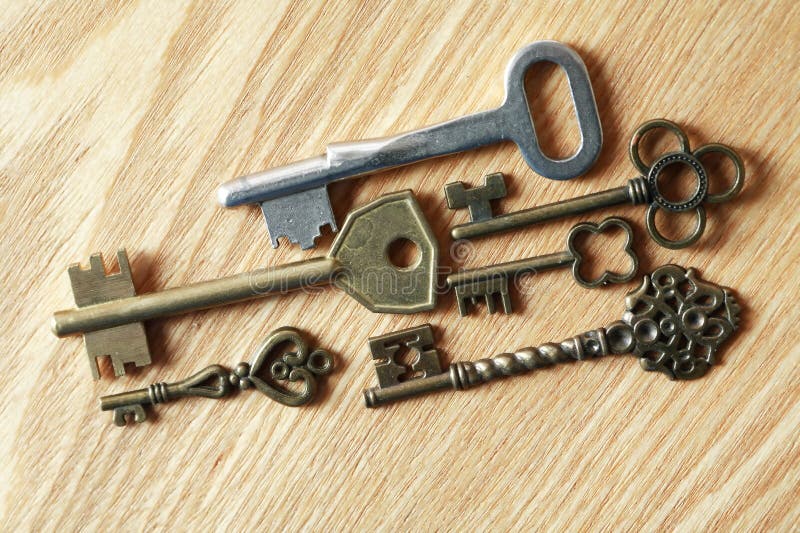 Set of Keys stock photo. Image of variety, wooden, sale - 269922116