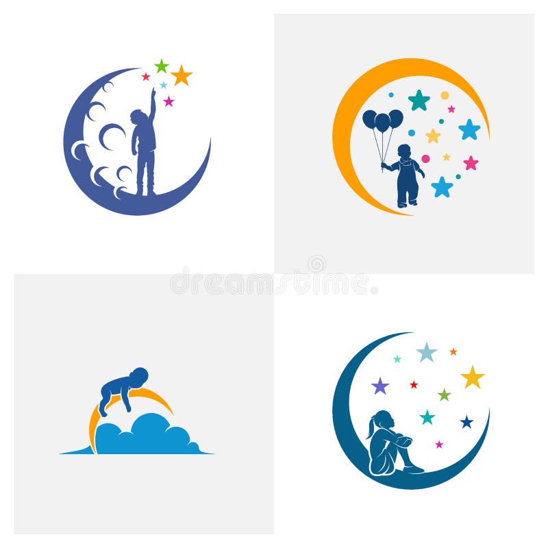 Set Icons Concept of a Dream in the Cloud Vector Illustration Stock ... Set Icons Concept of a Dream in the Cloud Vector Illustration Stock ...