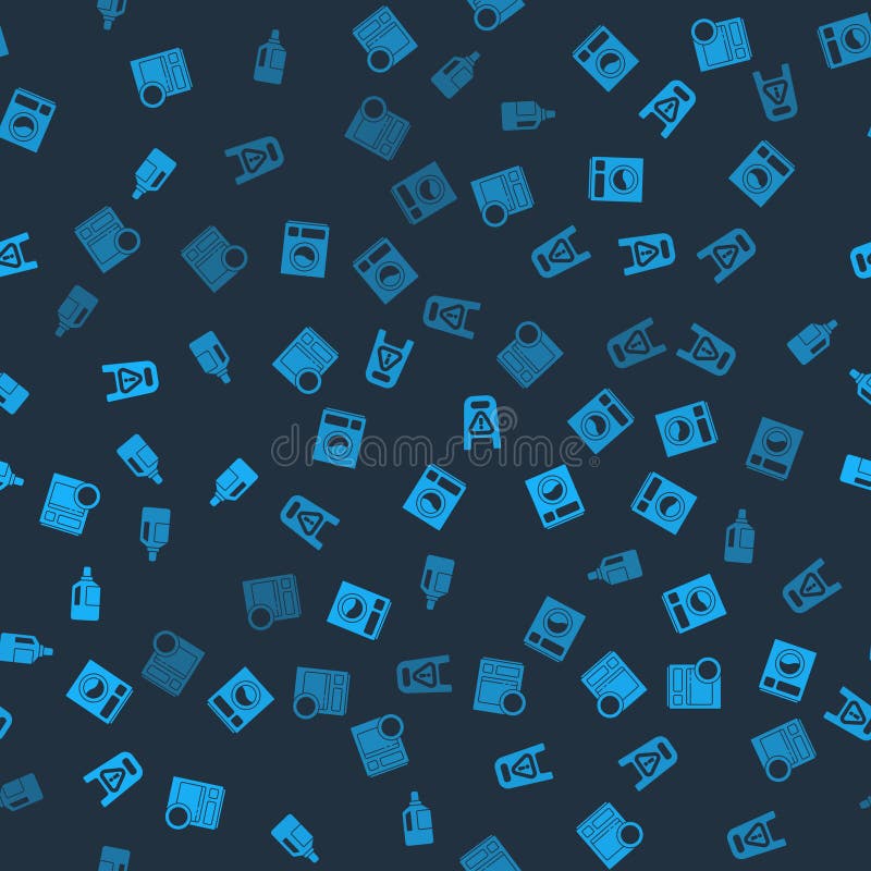 Set Kitchen Dishwasher Machine, Washer, Wet Floor and Cleaning Progress ...