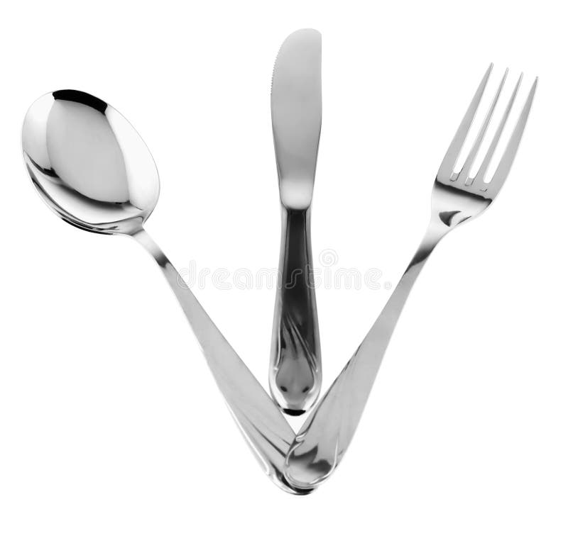 Set of kitchen object stock photo. Image of steel, silverware - 4100222