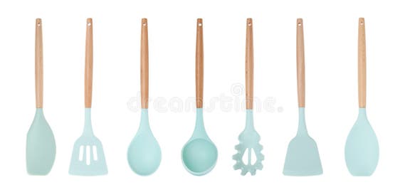 Set of Kitchen Tools on White Background. Banner Design Stock ...