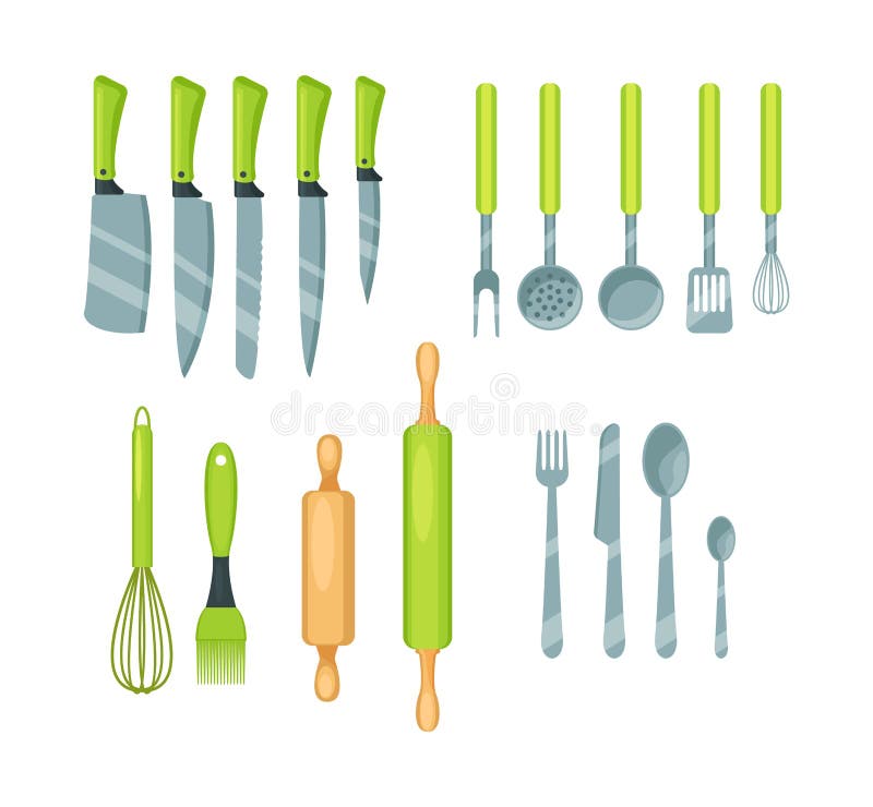 Cartoon Kitchen Utensils Stock Illustrations – 8,059 Cartoon Kitchen ...